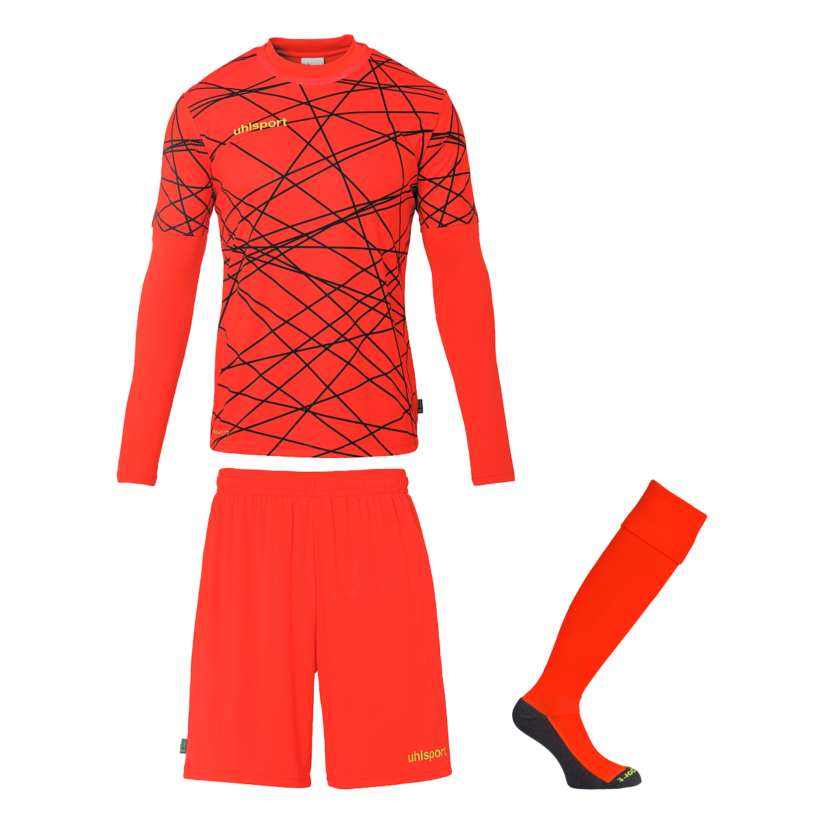 Uhlsport Fire Edition Goalkeeper Bundle - Keepershandschoenen