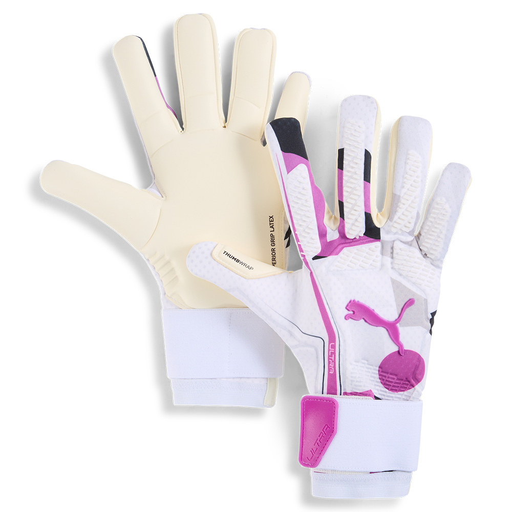 Puma Ultra Ultimate Forever Hybrid White Pure Magenta - Keepershandschoenen