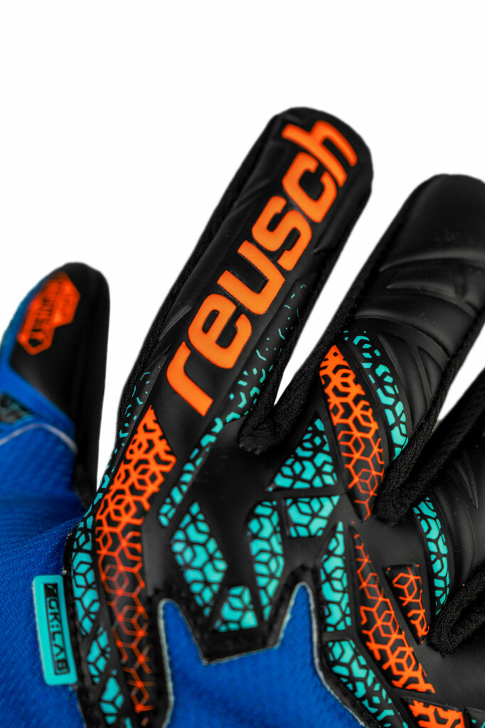 Reusch Attrakt Infinity NC Junior Blue Orange Black - Keepershandschoenen