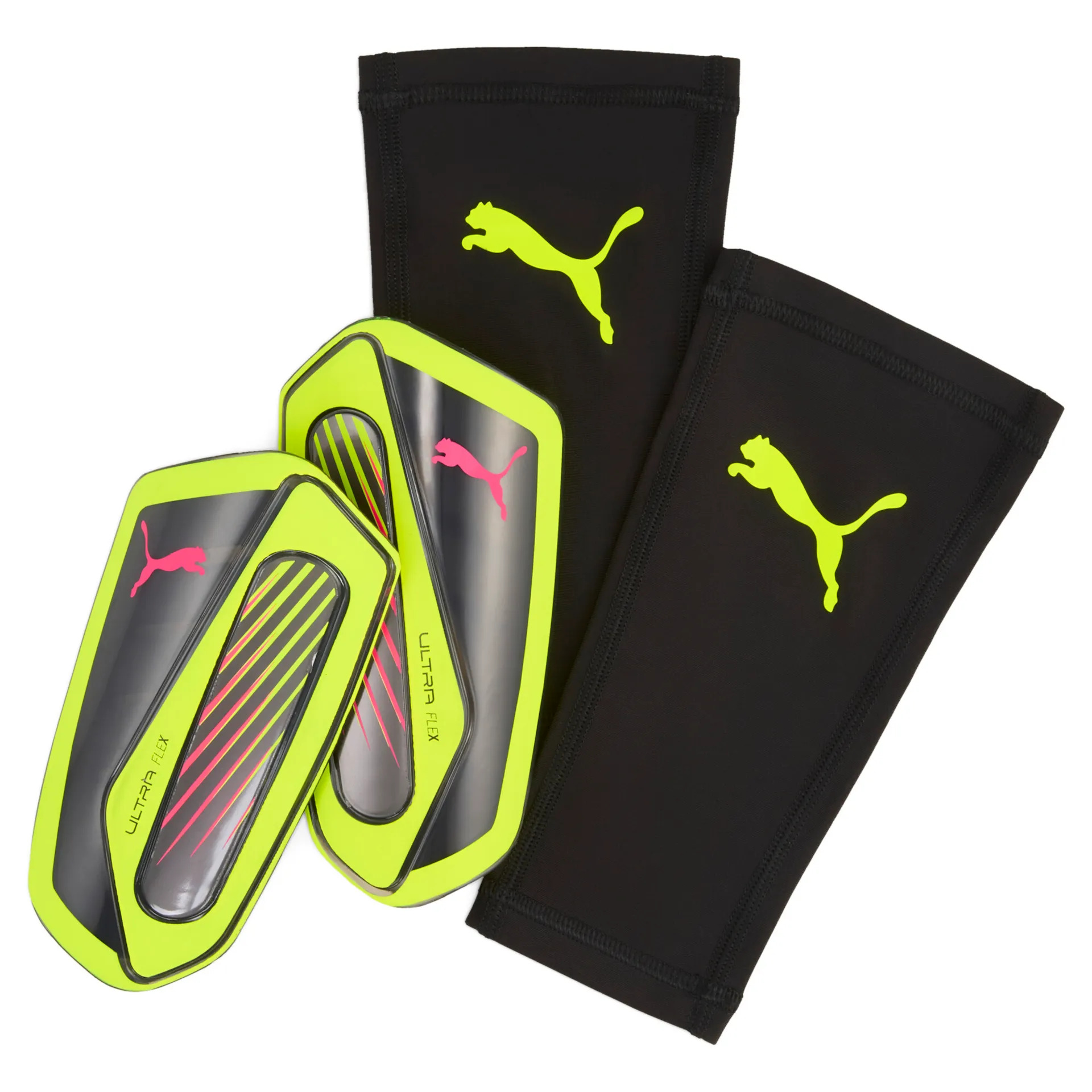 Puma Ultra Flex Sleeve Yellow Alert Silver - Keepershandschoenen